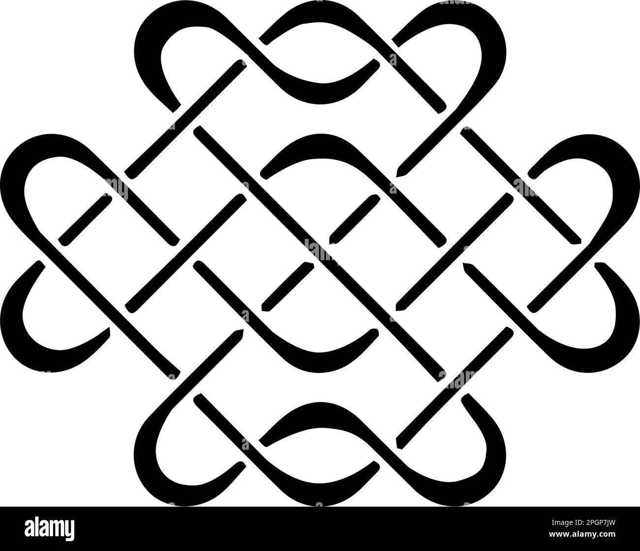 Medieval Celtic knot, vector icon Stock Vector Image & Art - Alamy
