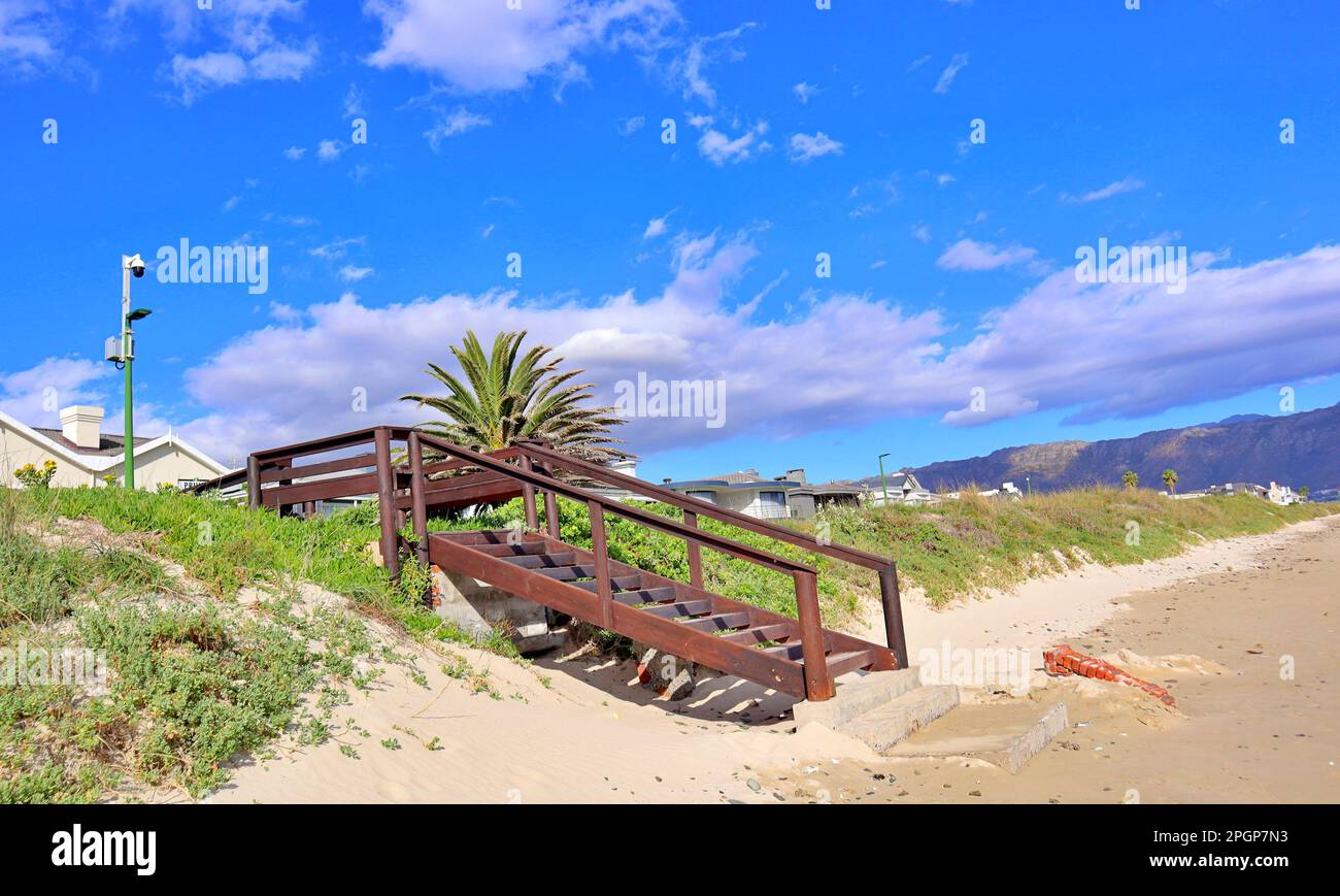 Wooden bridge on the beach Stock Photo - Alamy