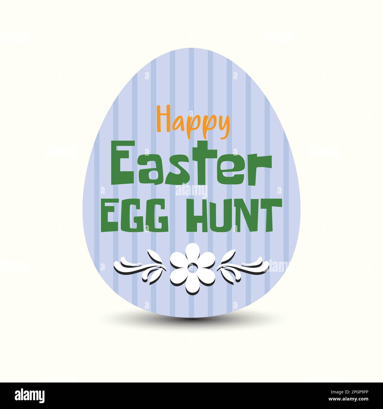 Colorful happy easter egg hunt vector illustration with a plaid background Stock Vector Image ...
