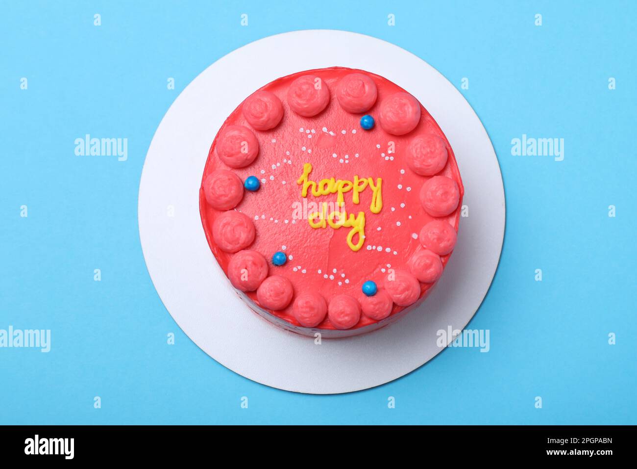 Birthday Cake Top View