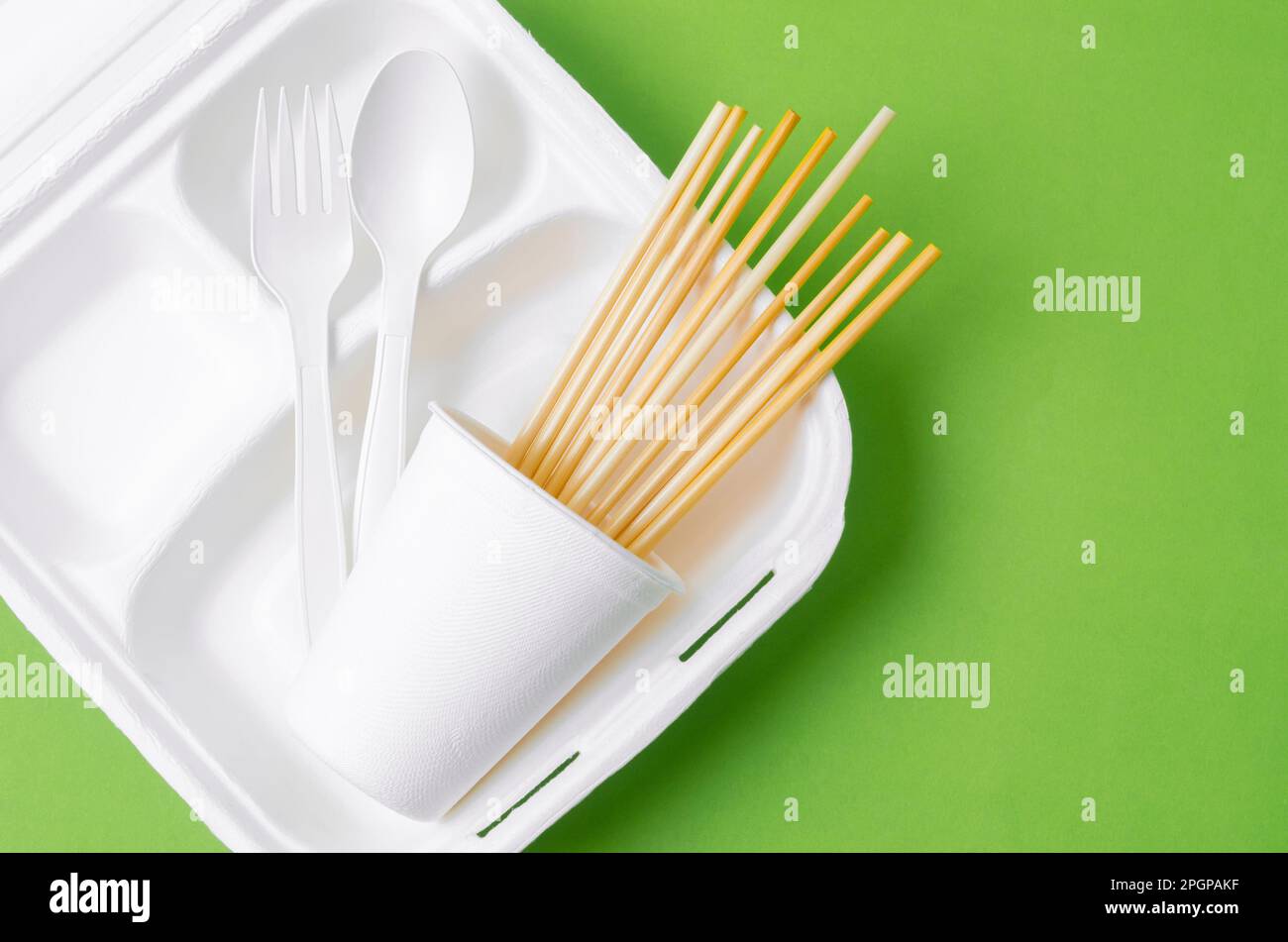 Eco friendly biodegradable paper disposable for packaging food and ...