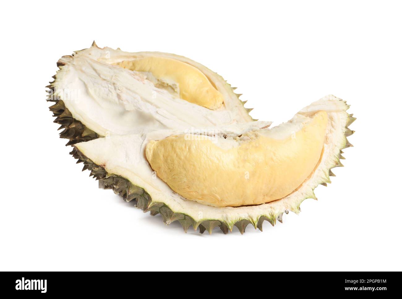 Cut durian Cut Out Stock Images & Pictures - Alamy