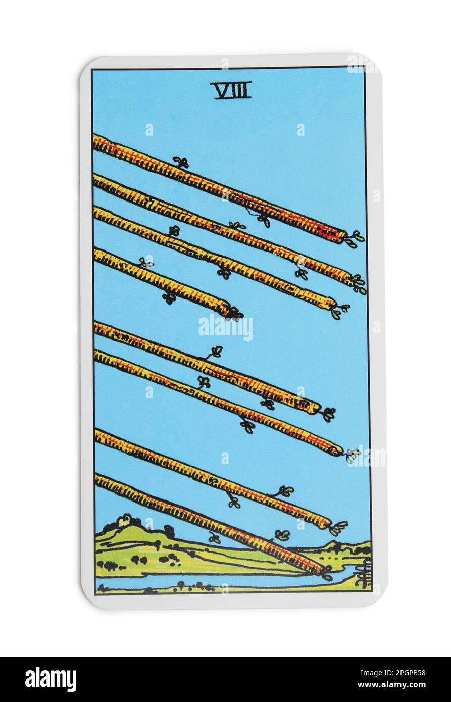 Eight of wands Cut Out Stock Images & Pictures - Alamy