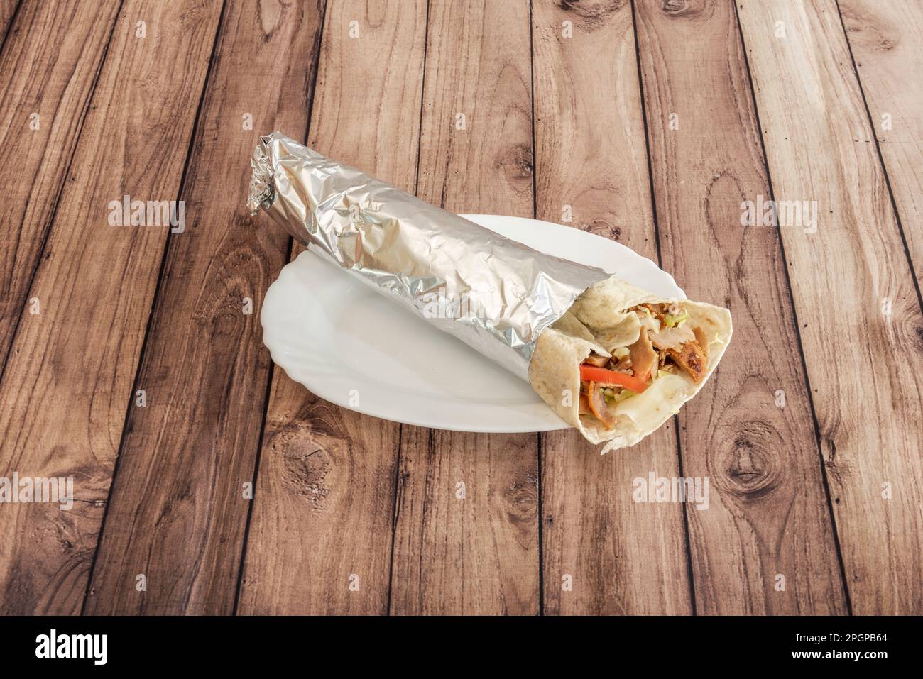 The durum is a way of presenting the donner rolled in a flatbread ...