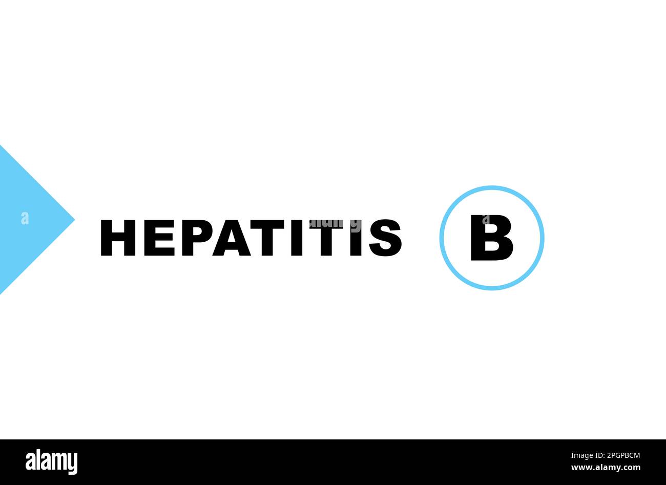 Text Hepatitis B on white background, illustration Stock Photo - Alamy
