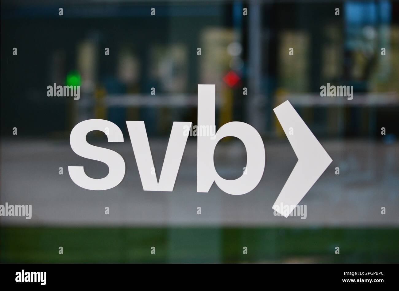 Tempe, Arizona - Mar. 12 2023: Silicon Valley Bank (SVB) has a Phoenix ...