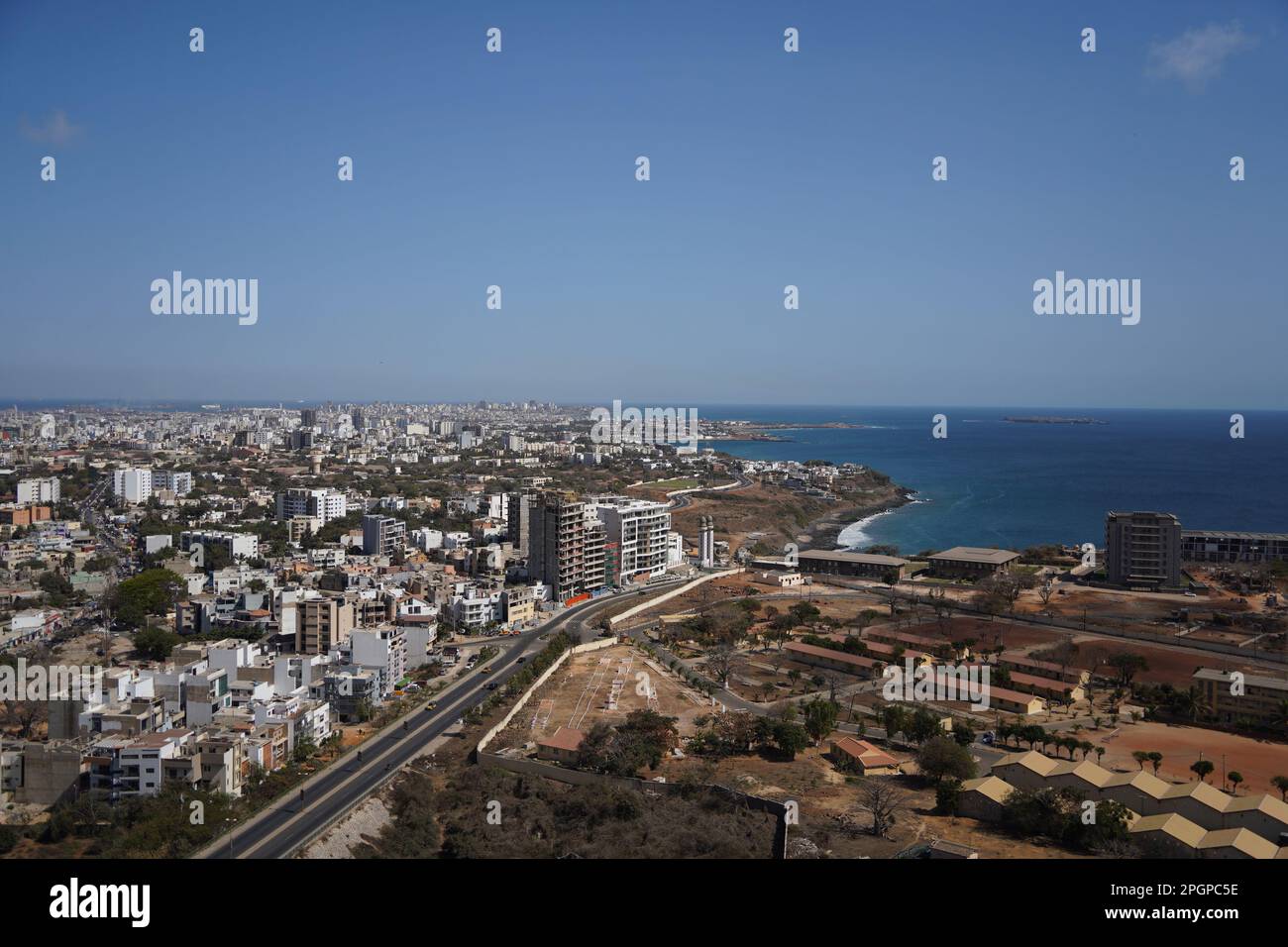 Dakar. 23rd Mar, 2023. This photo taken on March 23, 2023 shows a city ...