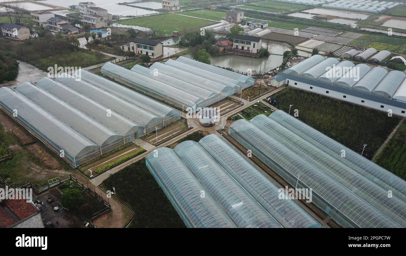 Xiangtan. 23rd Mar, 2023. This aerial photo taken on March 23, 2023 ...