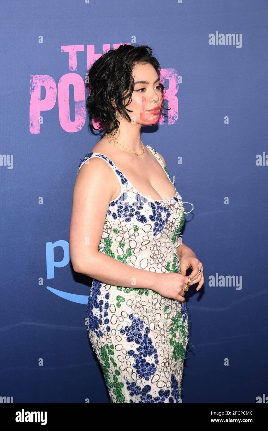 New York, USA. 23rd Mar, 2023. Auli'I Cravalho attends "The Power" Prime Video series premiere ...