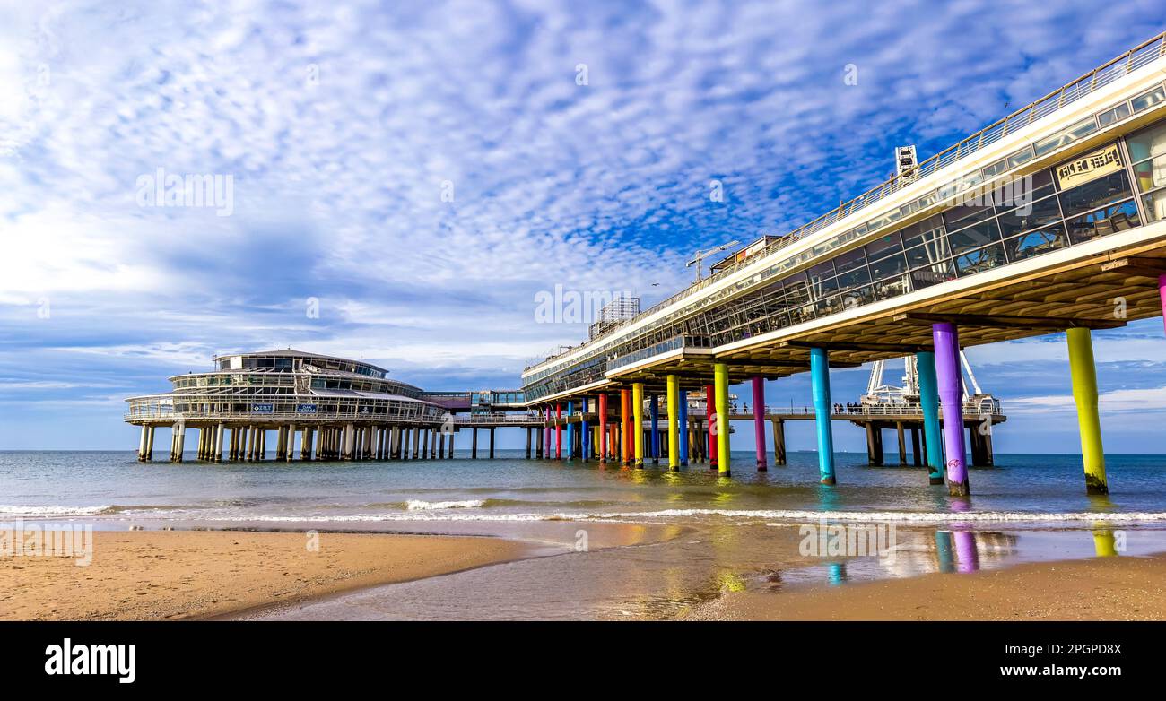 Scheveningen Strand, The Pier beach and promenade in The Hague ...