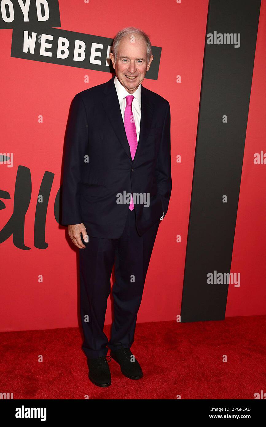 Stephen A Schwarzman attends the "Bad Cinderella" Broadway Opening ...