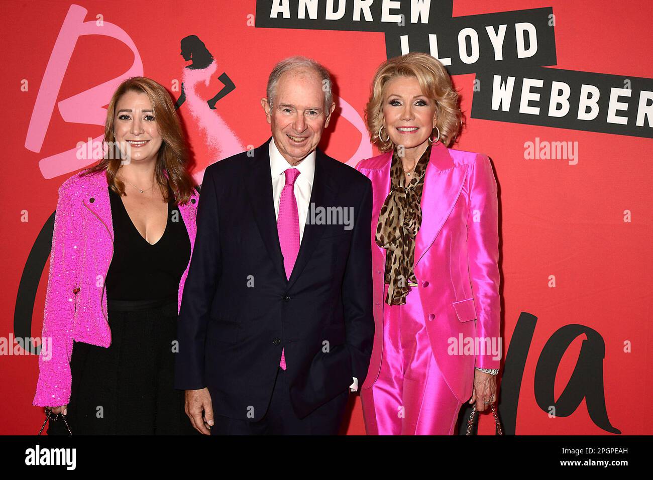 Producer of the show Christine Hearst Schwarzman, daughter Megan and ...