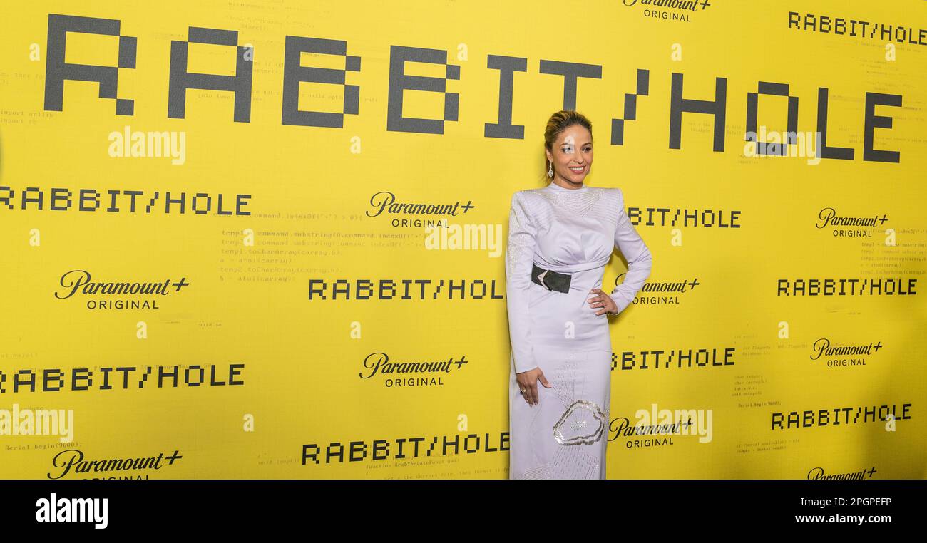 Meta Golding wearing dress by Bahareh Ardakani for ArdAzAei attends ...