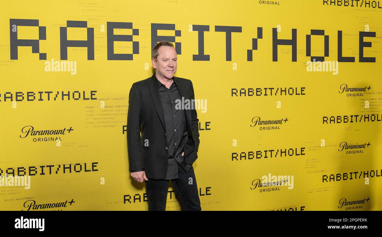 Kiefer Sutherland attends Paramount+ special screenning of Rabbit Hole ...