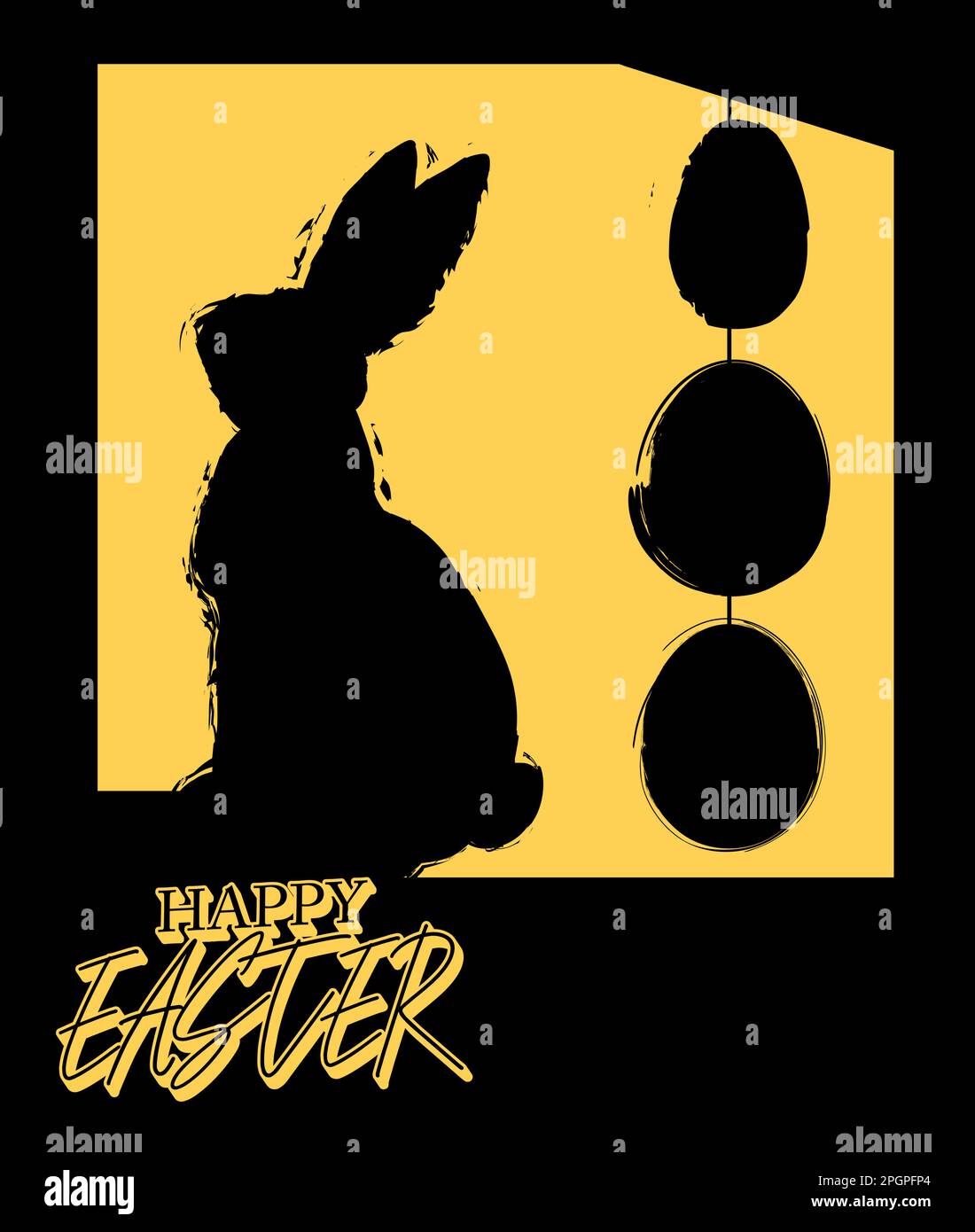 Black painted shadow Stock Vector Images - Alamy