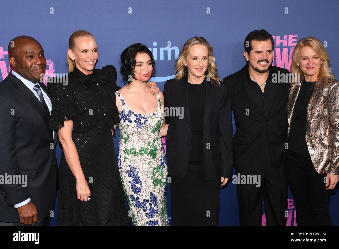 New York, USA. 23rd Mar, 2023. Vernon Sanders, Toni Collette, Auli'i Cravalho, Jen Salke, John ...