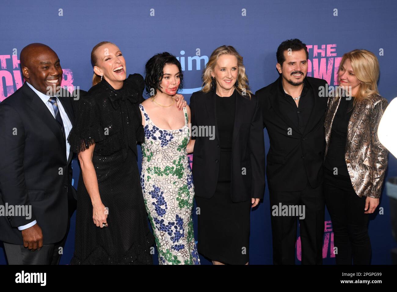 New York, USA. 23rd Mar, 2023. Vernon Sanders, Toni Collette, Auli'i Cravalho, Jen Salke, John ...