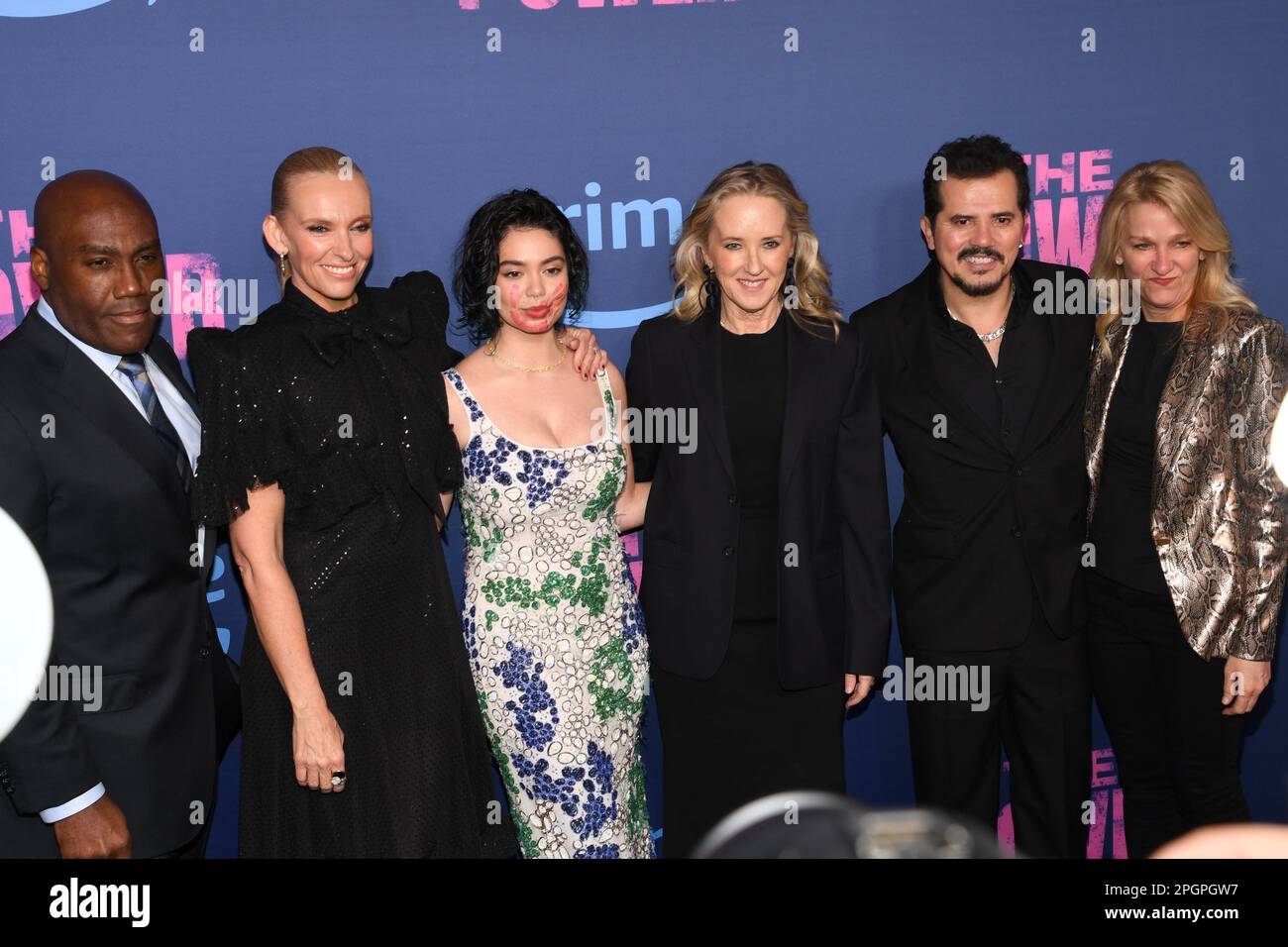 New York, USA. 23rd Mar, 2023. Vernon Sanders, Toni Collette, Auli'i Cravalho, Jen Salke, John ...