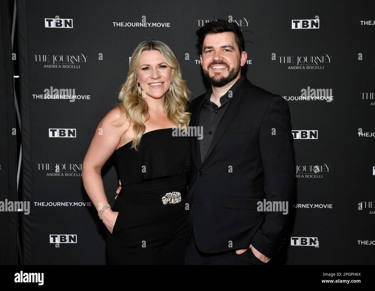 Kristian Kelly Bright, left, and husband Nick Bright attend the ...