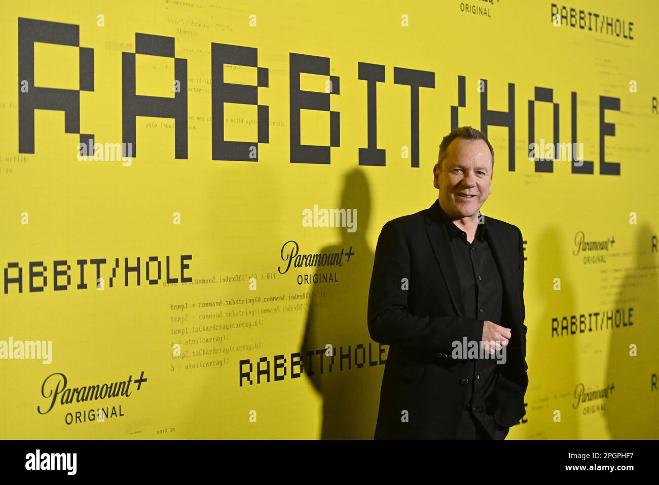 Kiefer Sutherland attends Paramount+'s "Rabbit Hole" New York screening ...