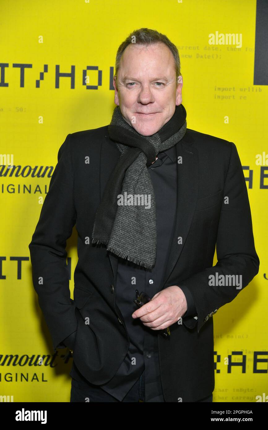 Kiefer Sutherland attends Paramount+'s "Rabbit Hole" New York screening ...
