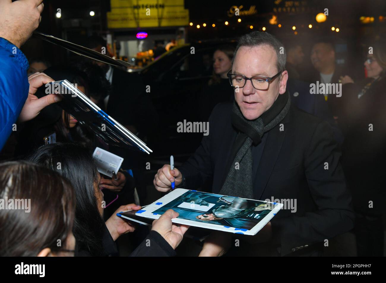 Kiefer Sutherland attends Paramount+'s "Rabbit Hole" New York screening ...