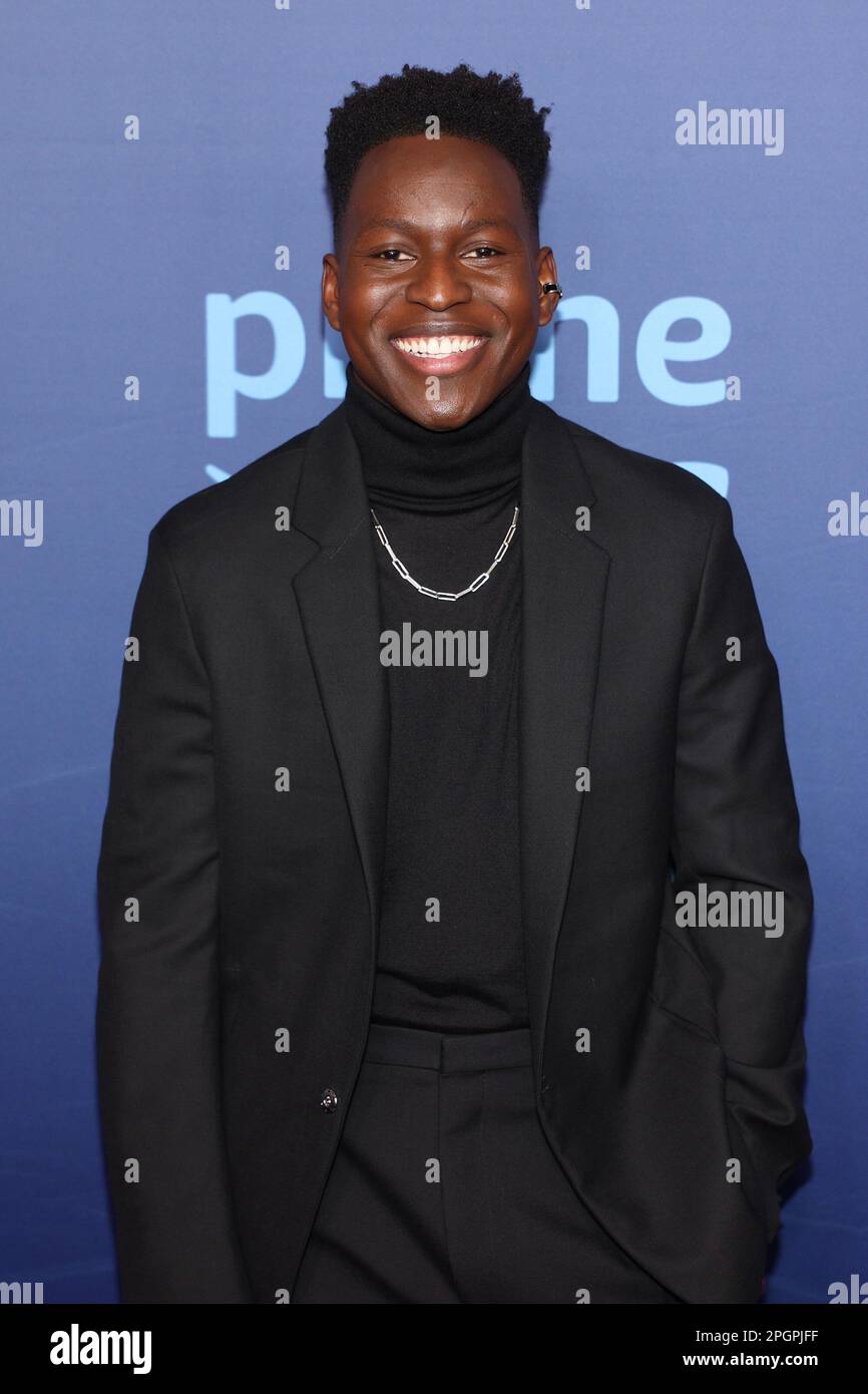 New York, NY, USA. 23rd Mar, 2023. Toheeb Jimoh at arrivals for THE ...