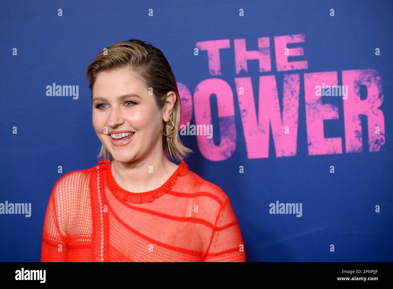 New York, USA. 23rd Mar, 2023. Ria Zmitrowicz attends "The Power" Prime ...
