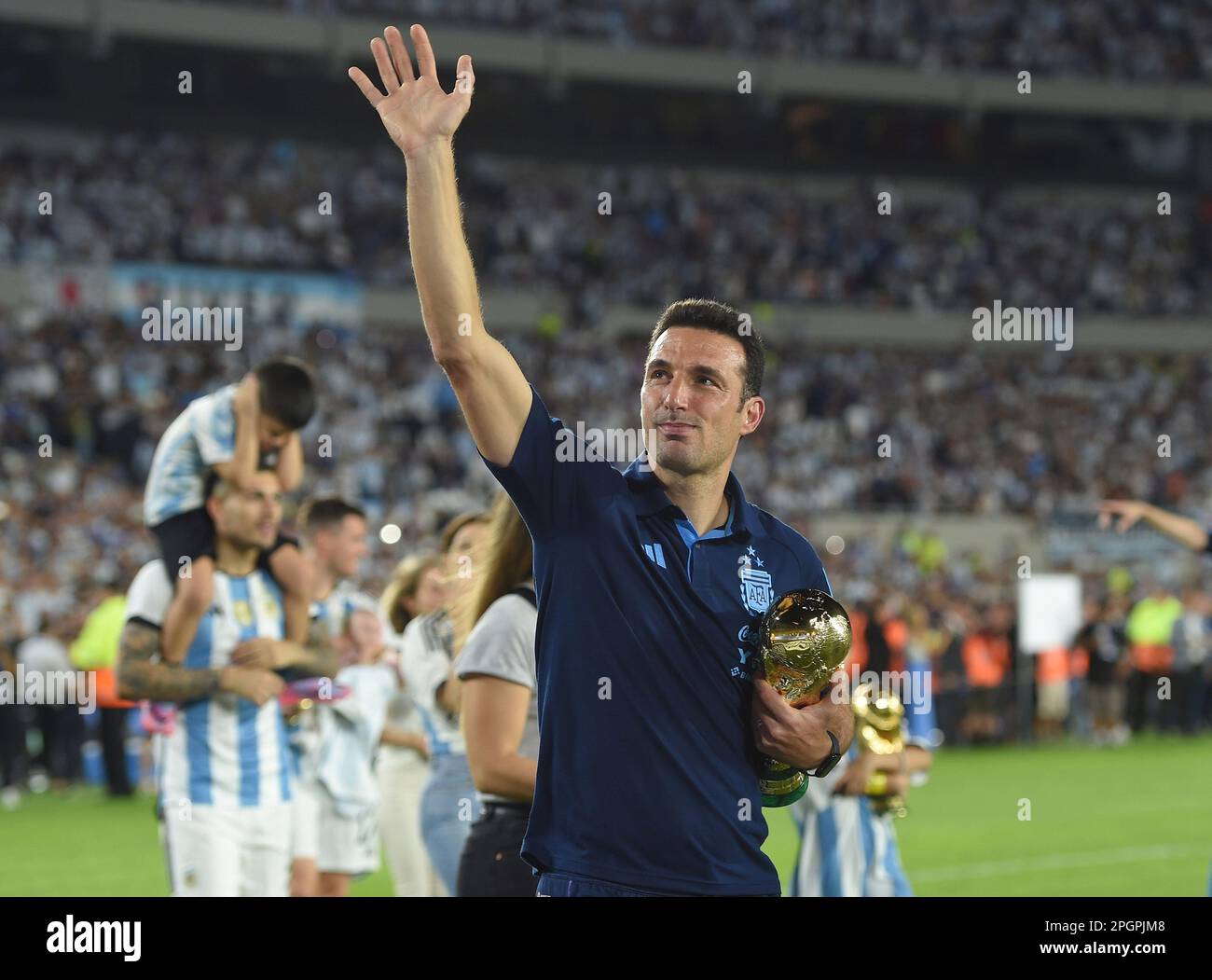 Buenos Aires, Argentina, 23th Mar, 2023. Argentina manager Lionel ...