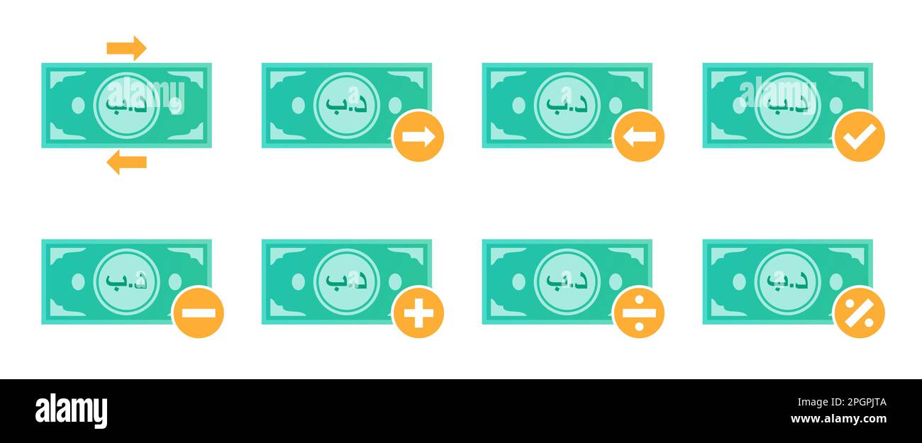 Bahraini Dinar Money Transaction Icon Set Stock Vector Image & Art - Alamy