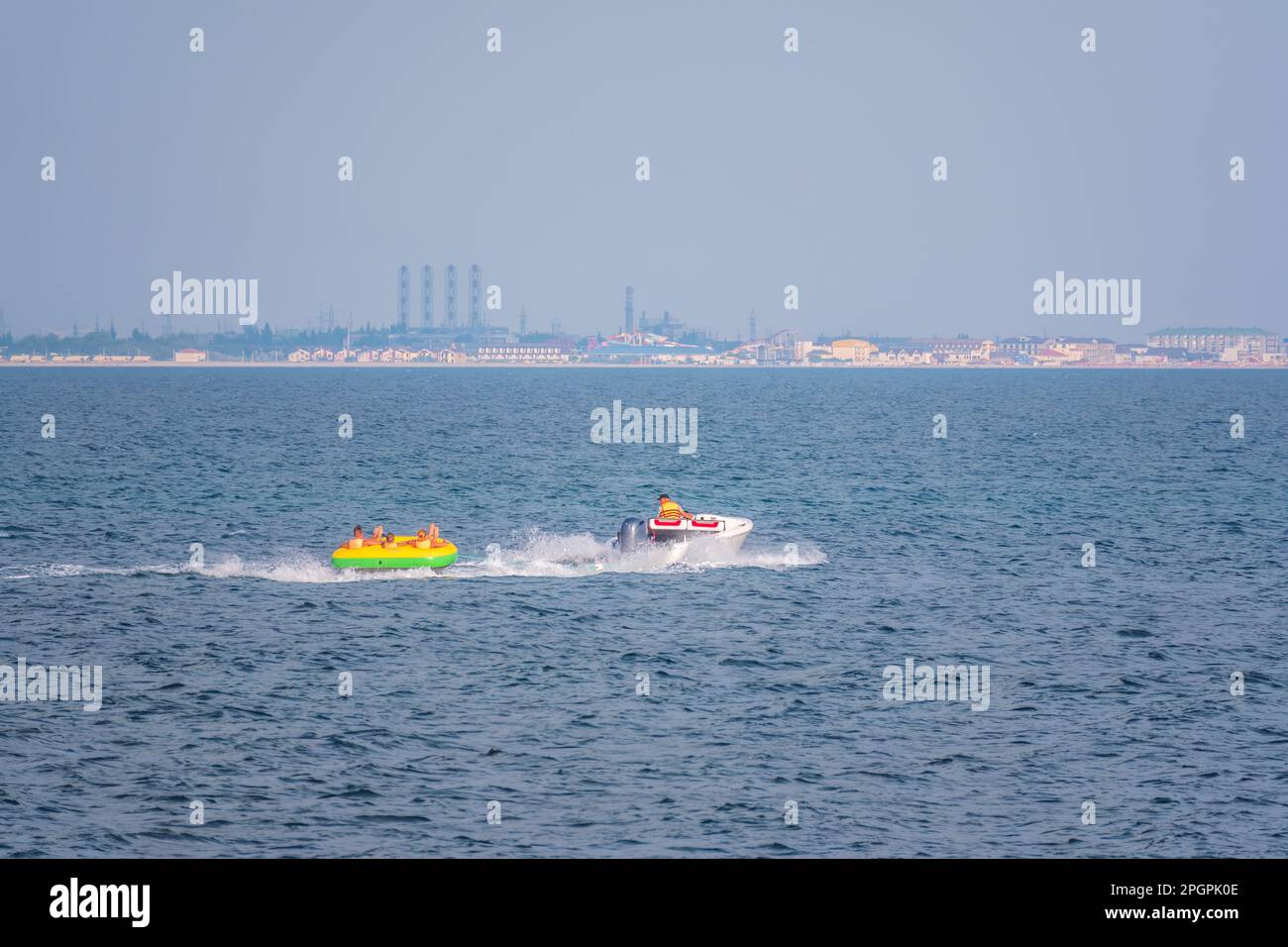 Inflatable donut inflatable donuts hi-res stock photography and images ...