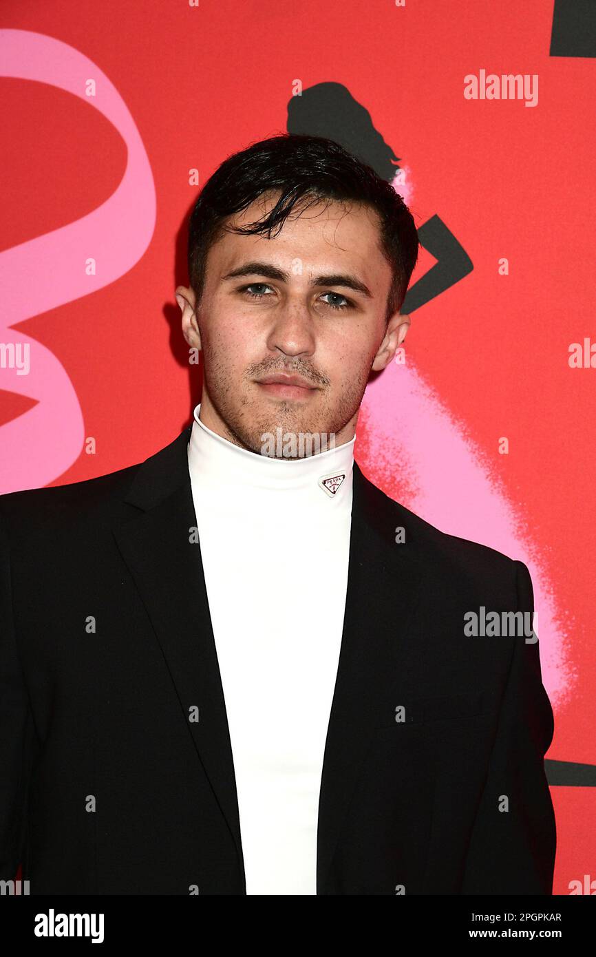 Chris Olsen of Tic Toc attends the "Bad Cinderella" Broadway Opening ...