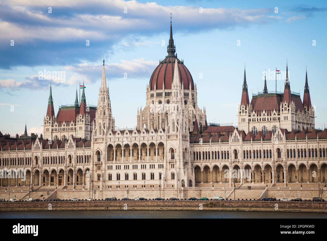 The Hungarian Parliament Building, a notable landmark of Hungary and a ...