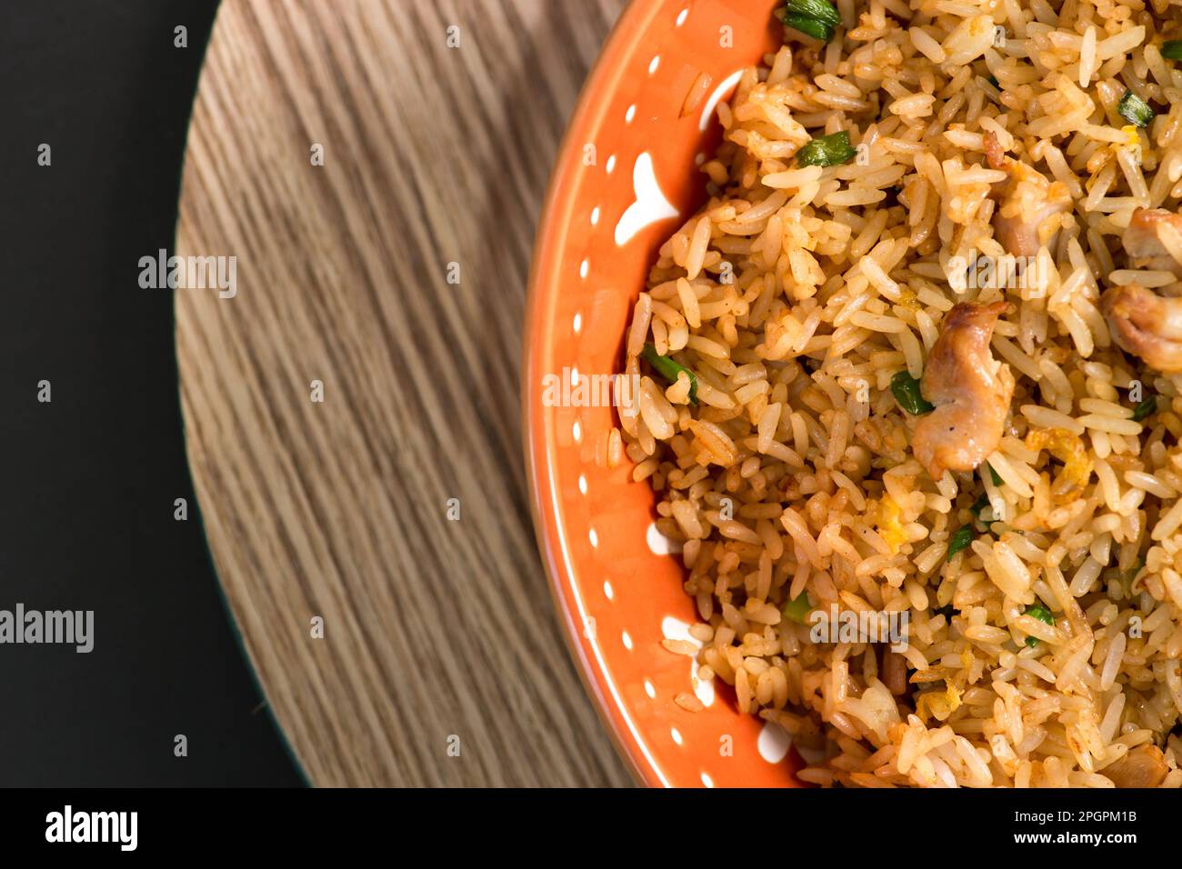 Fried rice Peruvian food buffet table Assorted dishes gourmet cuisine ...