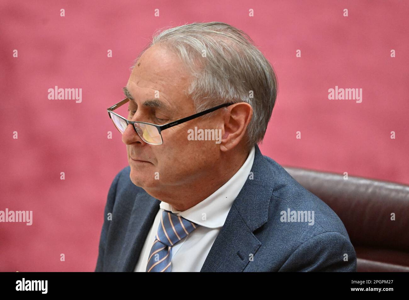 Minister for Trade Don Farrell during Question Time in the Senate ...