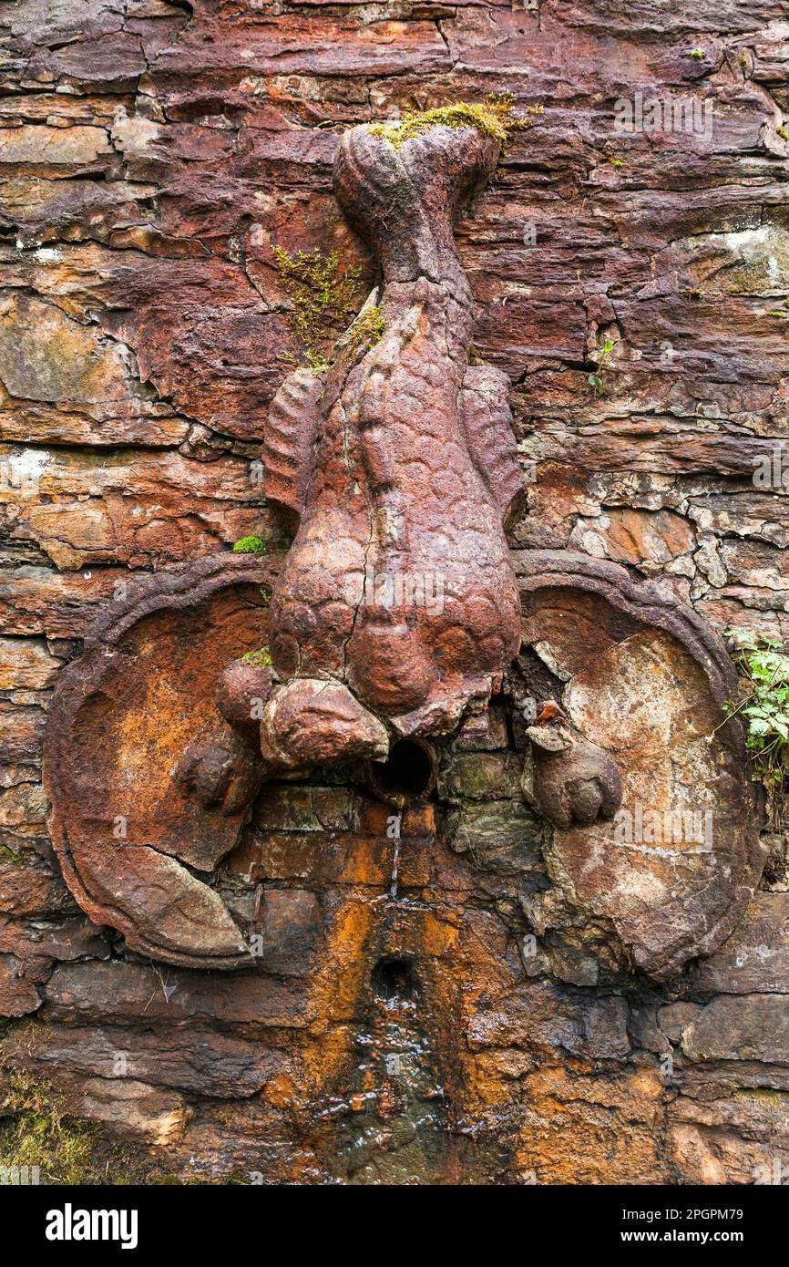 Natural spring mineral water Alexisbad Harz Stock Photo - Alamy