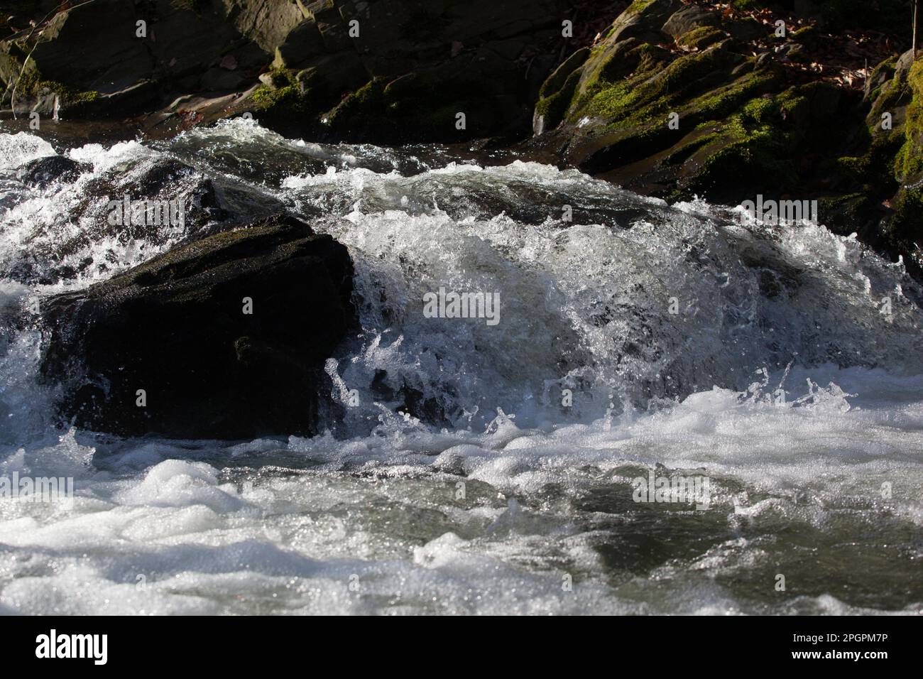 Harz Waterfall Selke Valley Selke Waterfall Stock Photo - Alamy