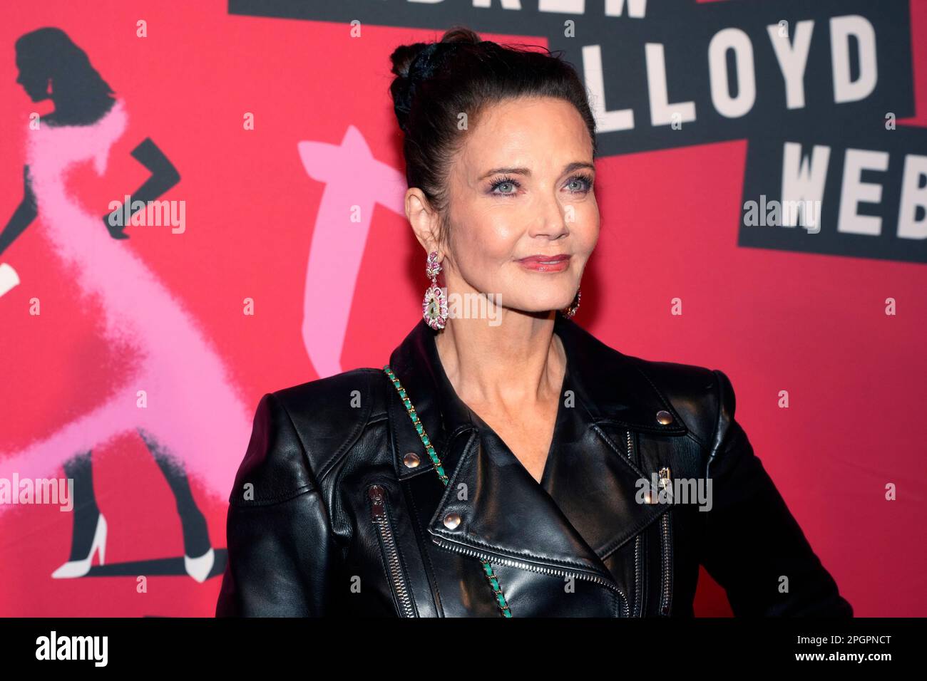 Lynda Carter attends the "Bad Cinderella" musical opening night at the ...