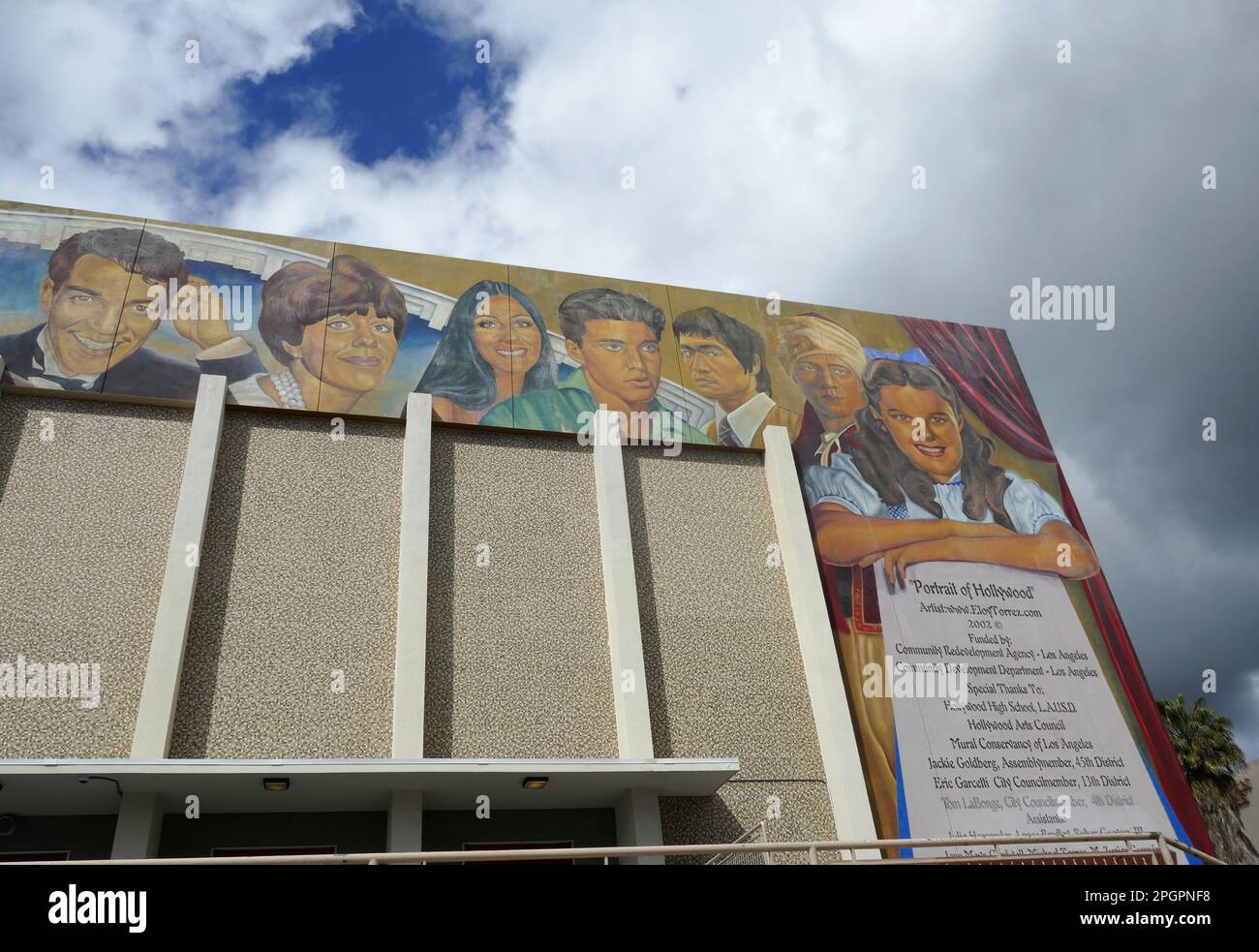 Los Angeles, California, USA 23rd March 2023 Art Mural of Carol Burnett ...