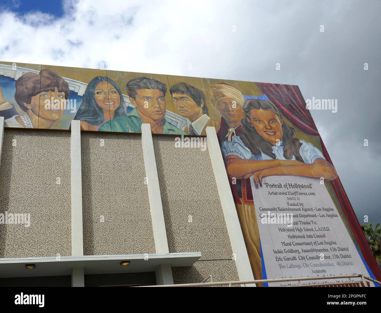 Los Angeles, California, USA 23rd March 2023 Art Mural of Carol Burnett ...