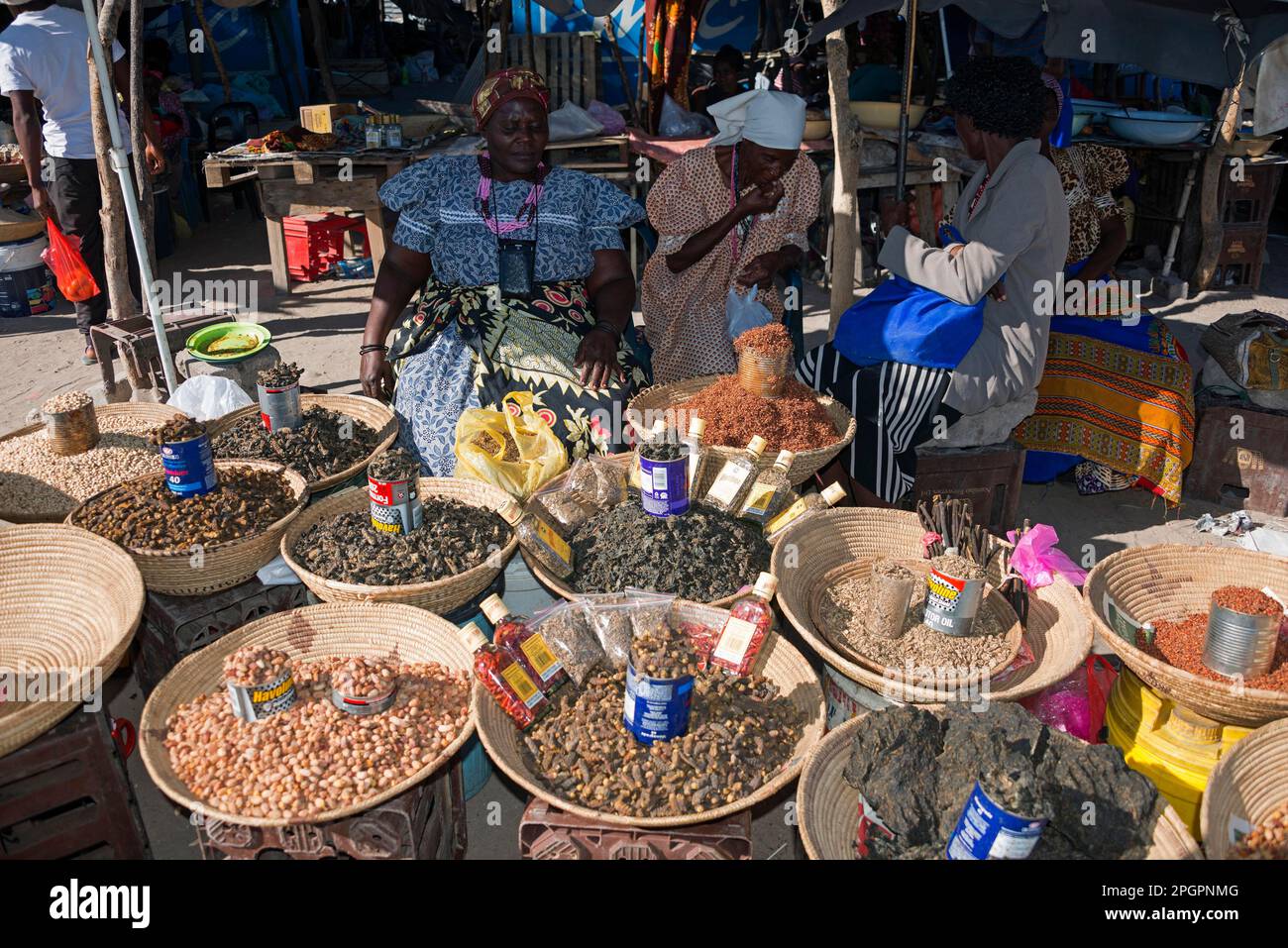 Market, Omuthiya, Oshikoto Region, Namibia Stock Photo - Alamy