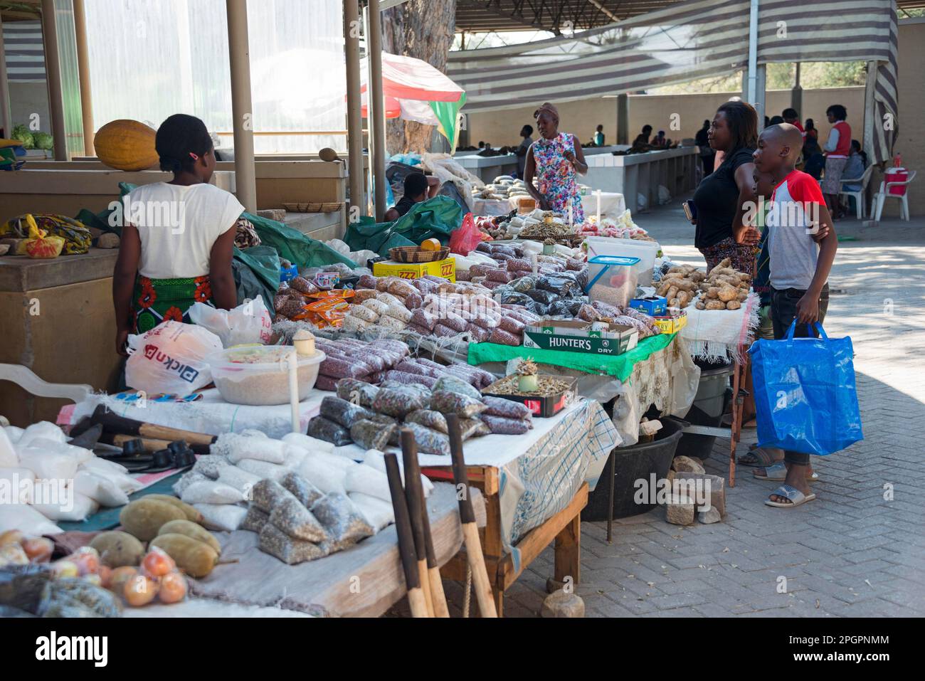 Market, Katima Mulilo, Caprivi, Namibia Stock Photo - Alamy