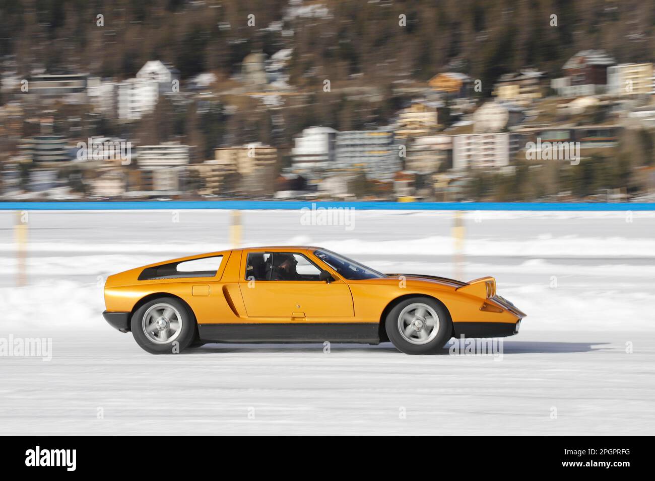 Mercedes-Benz C 111-II by Mercedes Klassik on the frozen lake, built ...