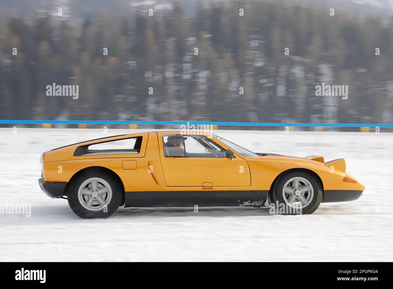 Mercedes-Benz C 111-II by Mercedes Klassik on the frozen lake, built ...