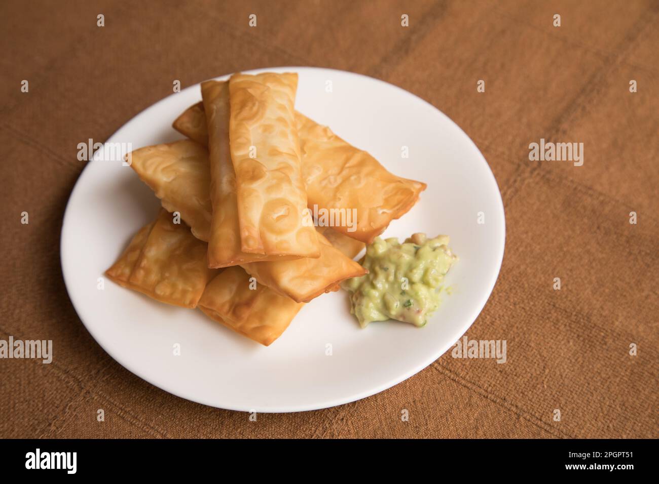 Tequenos deep fried dough and cheese fingers fast food snack with ...