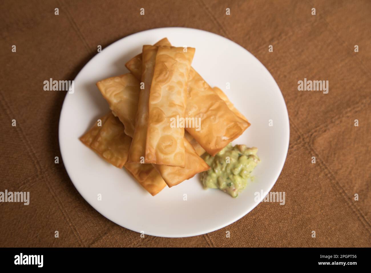 Tequenos deep fried dough and cheese fingers fast food snack with ...