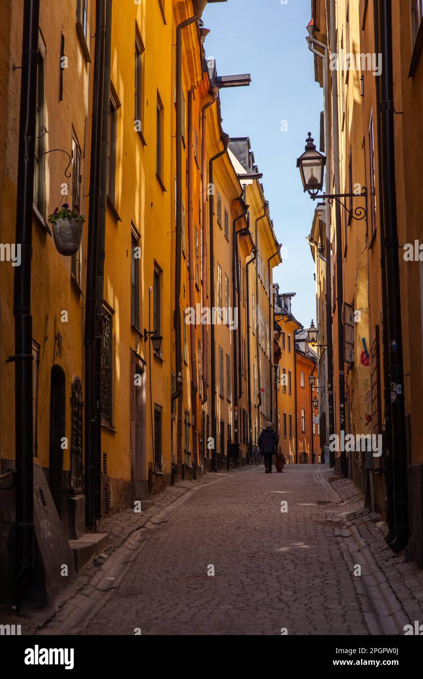 Gamla stan alley stockholm hi-res stock photography and images - Alamy