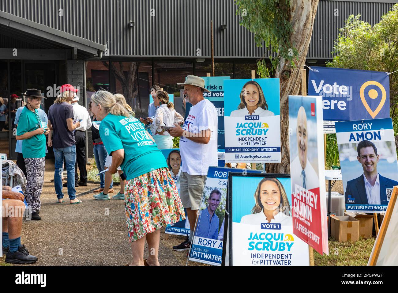 Friday 24th March 2023, Mona Vale polling booth in the seat of ...