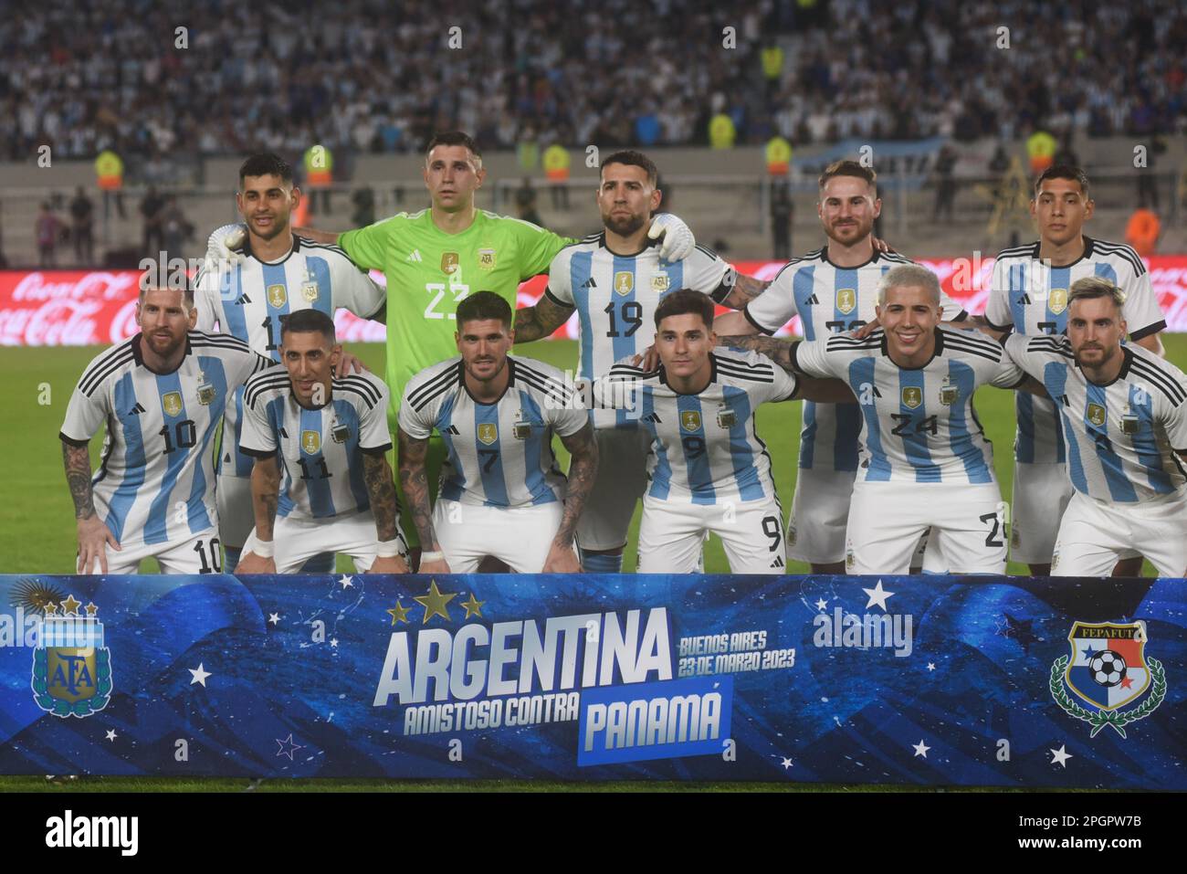 Buenos Aires, Argentina. 23rd Mar, 2023. Argentina x Panama during the ...