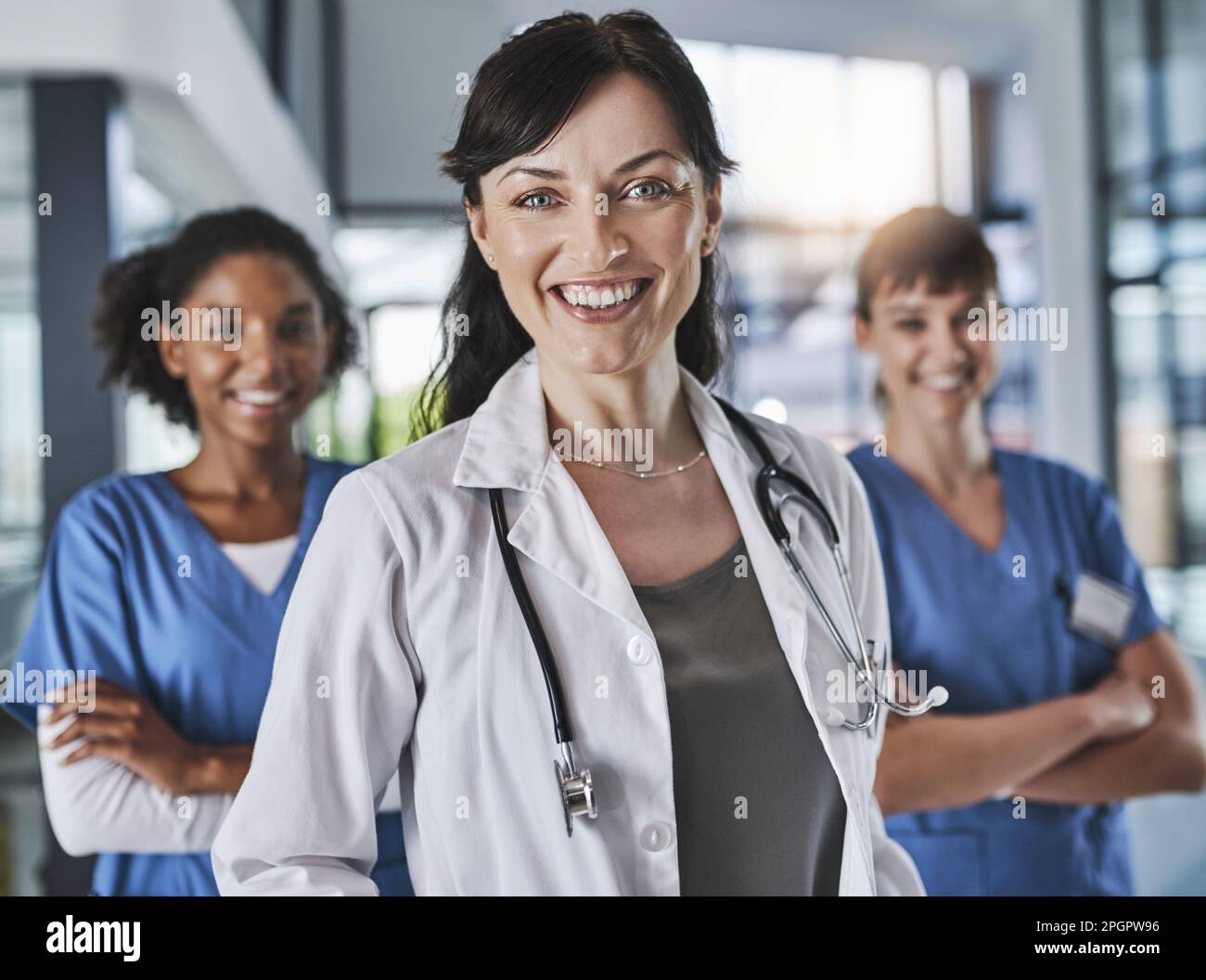 Our expertise makes us the best. Portrait of a team of confident ...